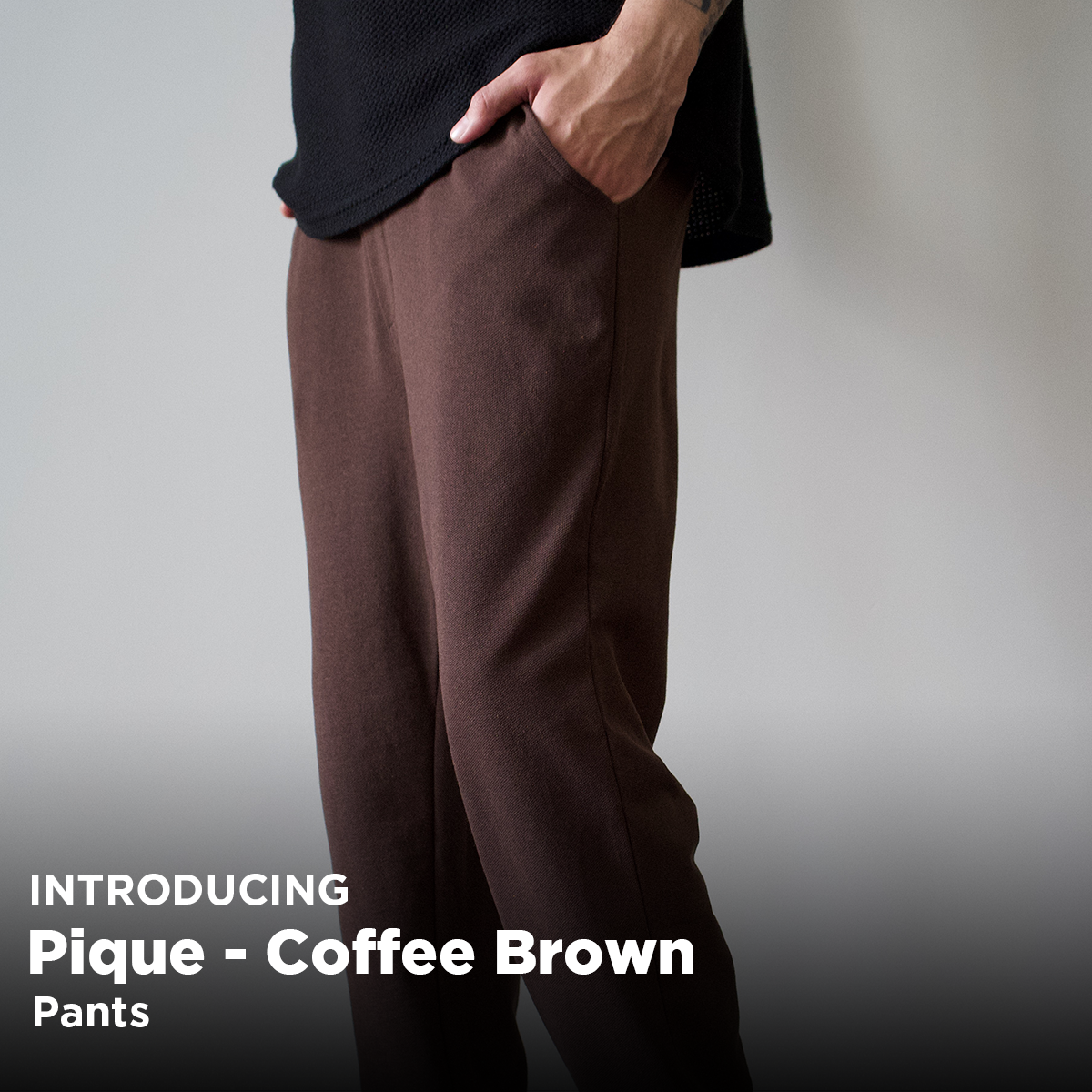 Coffee Brown Everyday Pants | Premium Cotton | Mydesignation