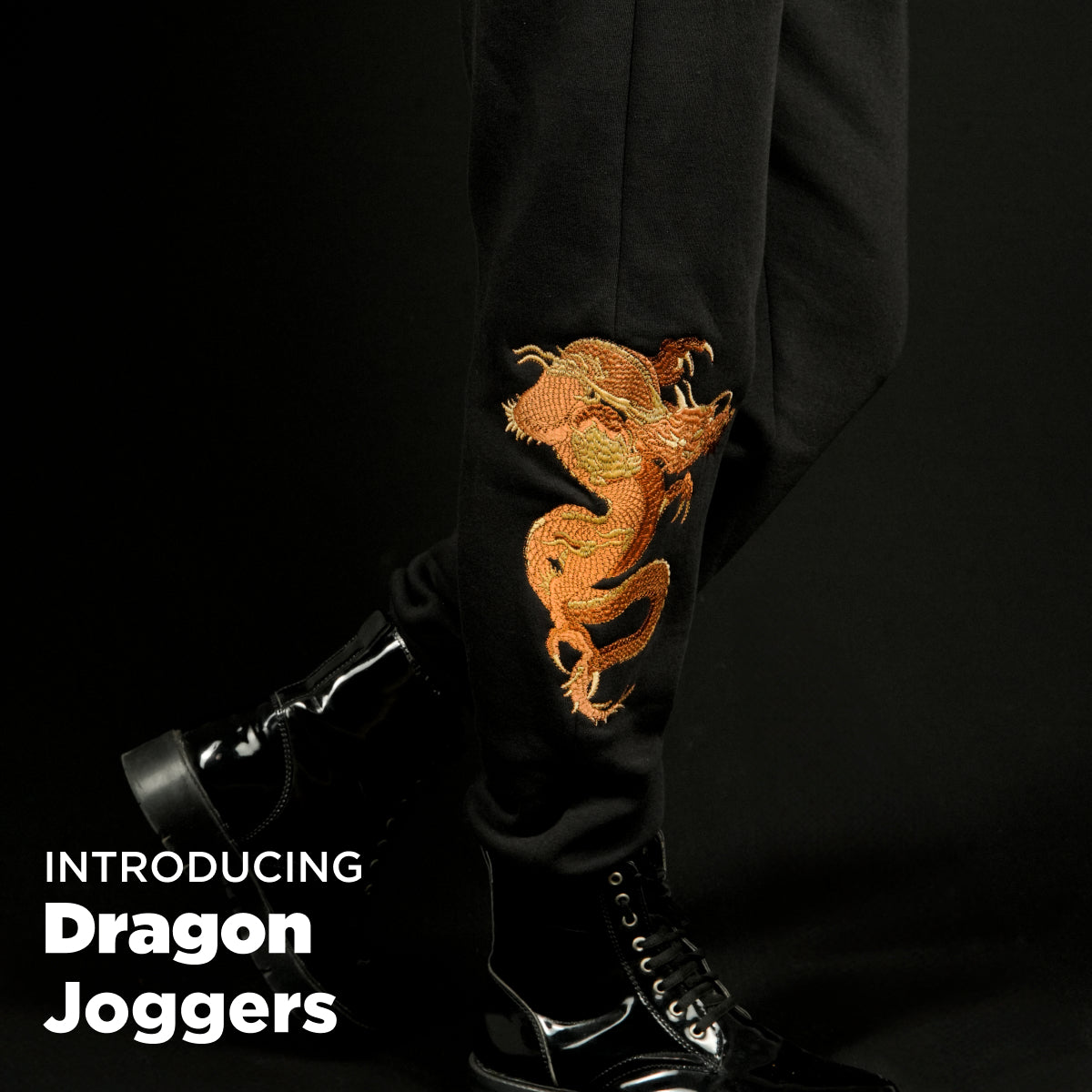 Buy Black Dragon Jogger – Embroidered for Men | Mydesignation