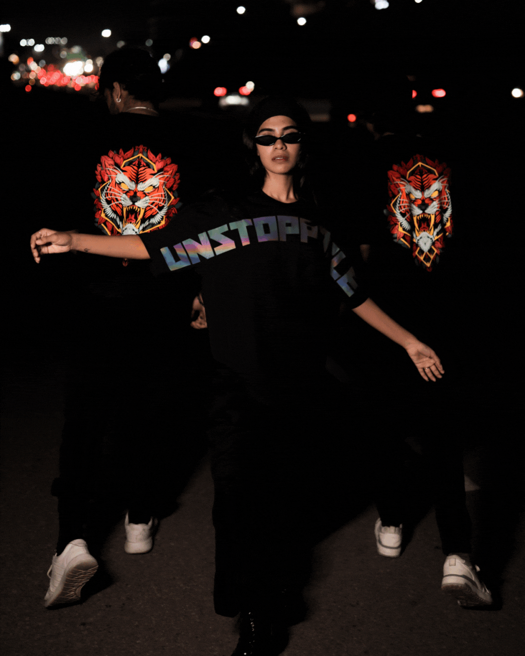 Unstoppable Oversized T-Shirt – Reflective Print | Mydesignation