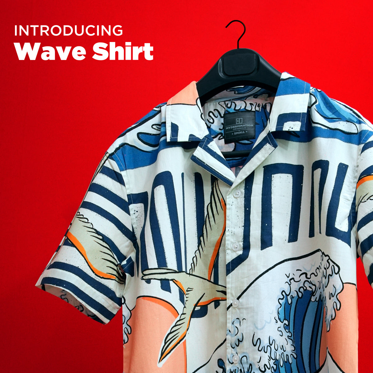 Wave Shirt For Men | Premium Shirt | Mydesignation