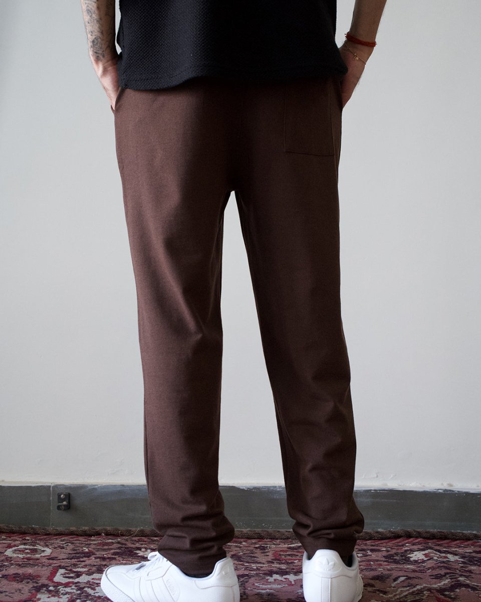Men's Coffee Brown Cotton Pants - Everyday Wear | Mydesignation ...