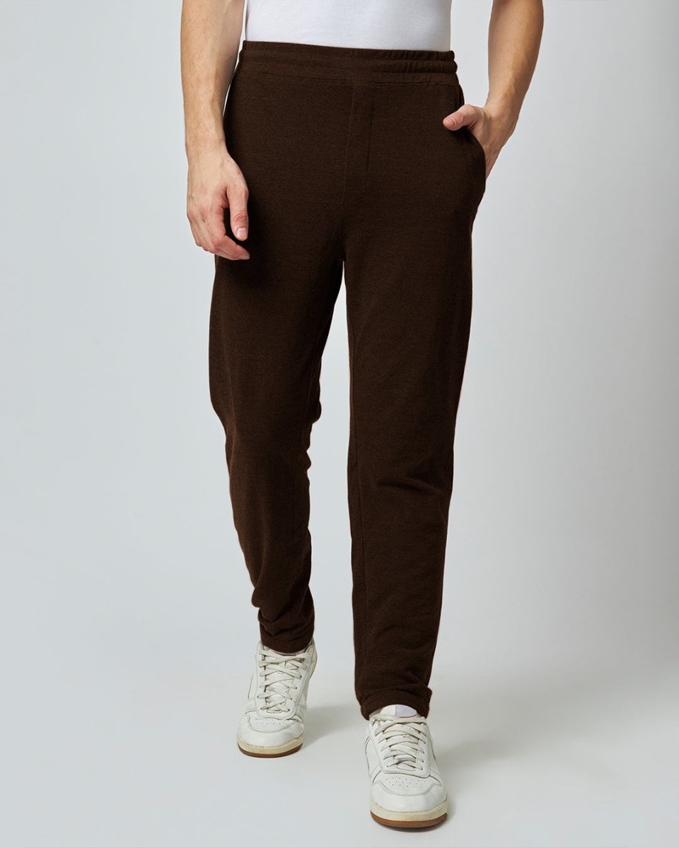 Coffee Brown Everyday Pants | Premium Cotton | Mydesignation