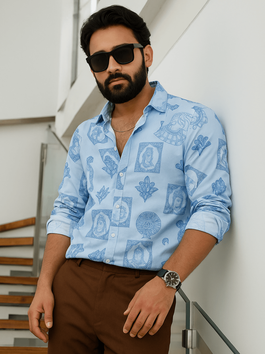 Ethnic Shirt | Poly Cotton Shirt | Mydesignation