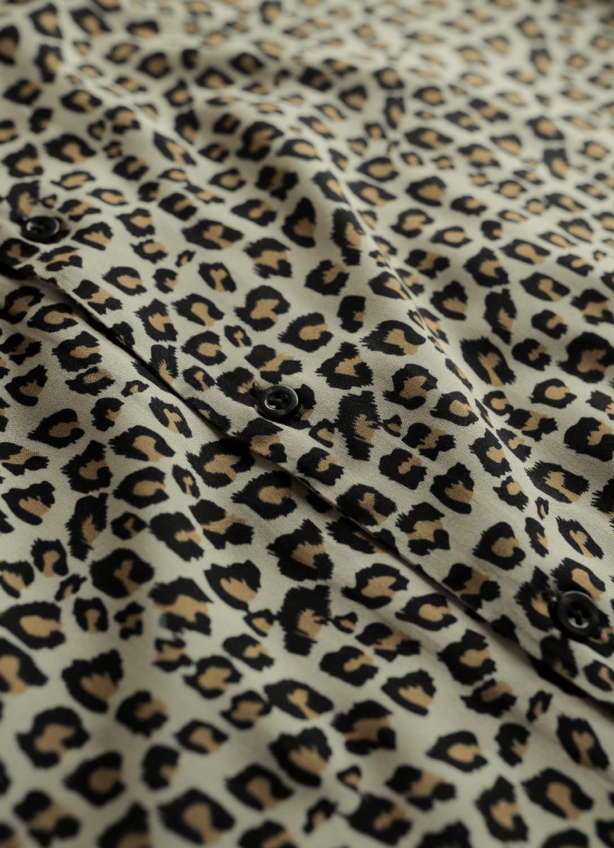 Buy Animal Print Shirts | Men Leopard Shirt | Cuban Collar – Mydesignation