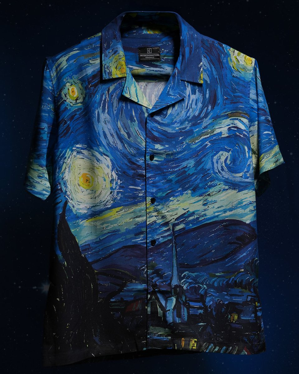Starry Night Shirt | Vincent Van Gogh Inspired – Mydesignation