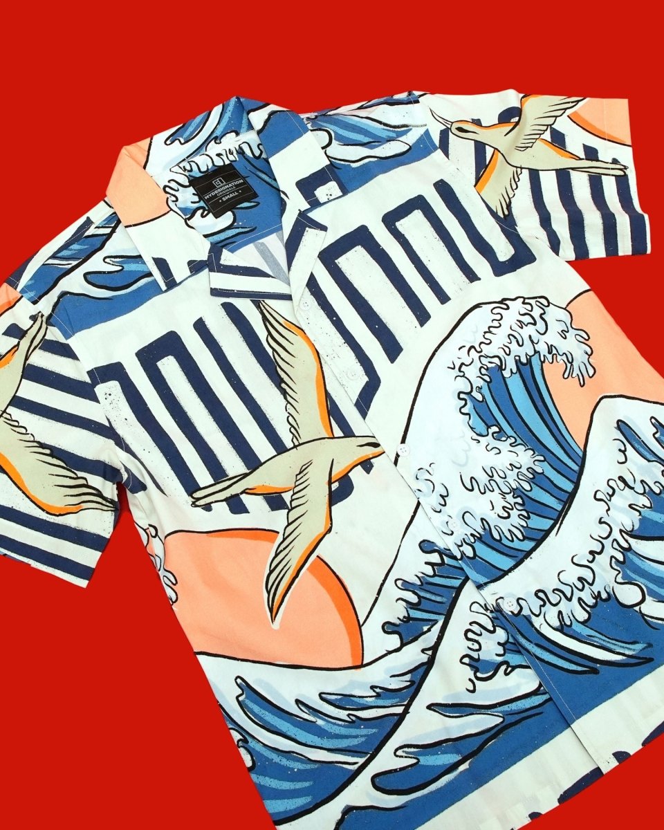 Wave Shirt For Men | Premium Shirt | Mydesignation